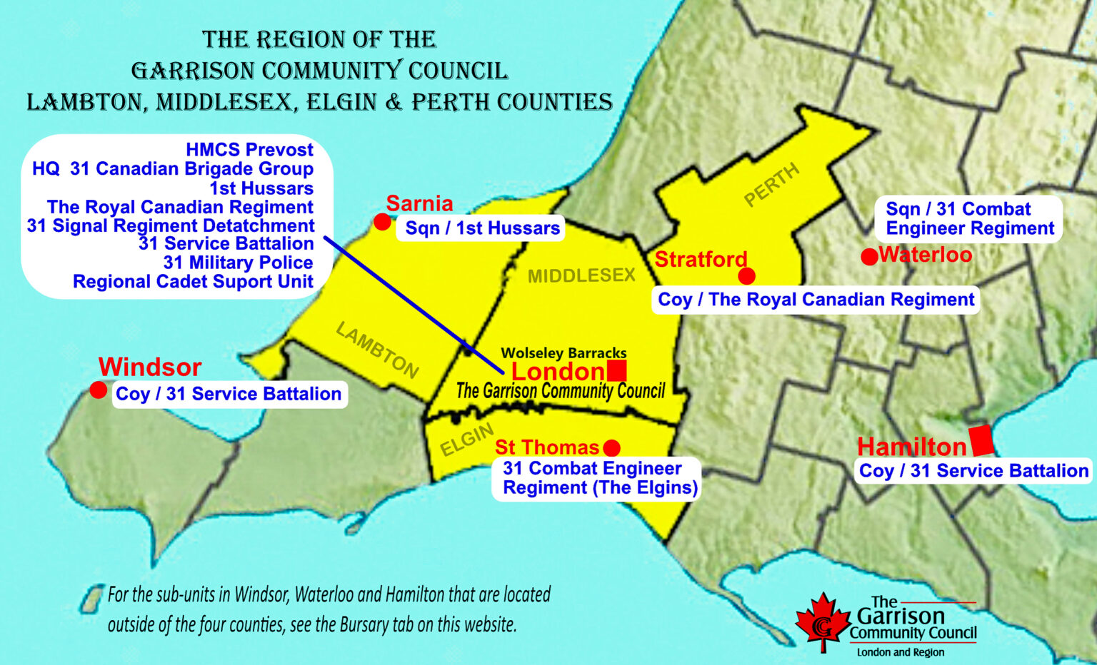 The Military in Our Region – Garrison Community Council